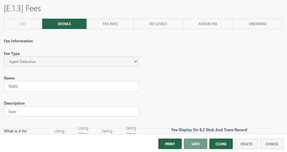 Set up a transaction fee (new Back Office)