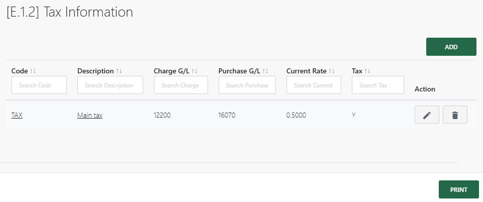 Set up sales tax information (new Back Office)
