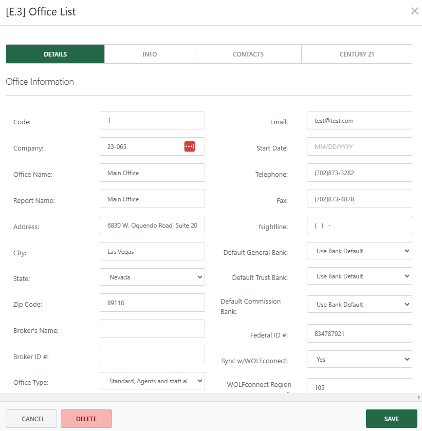 Set up branch allocation (new Back Office)