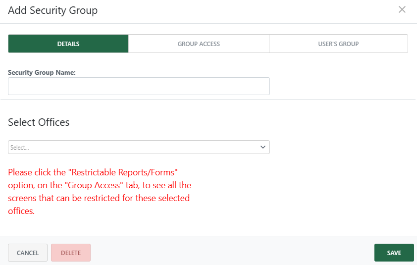 Set permissions (new Back Office)