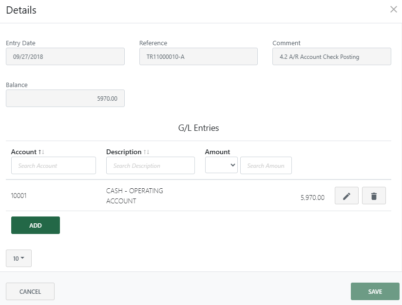 Correct an entry appearing in the Check General Ledger Balances report ...