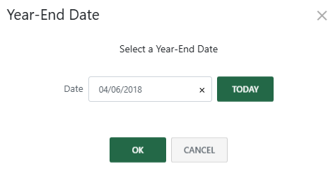 Prepare a budget based on last year's data (new Back Office)