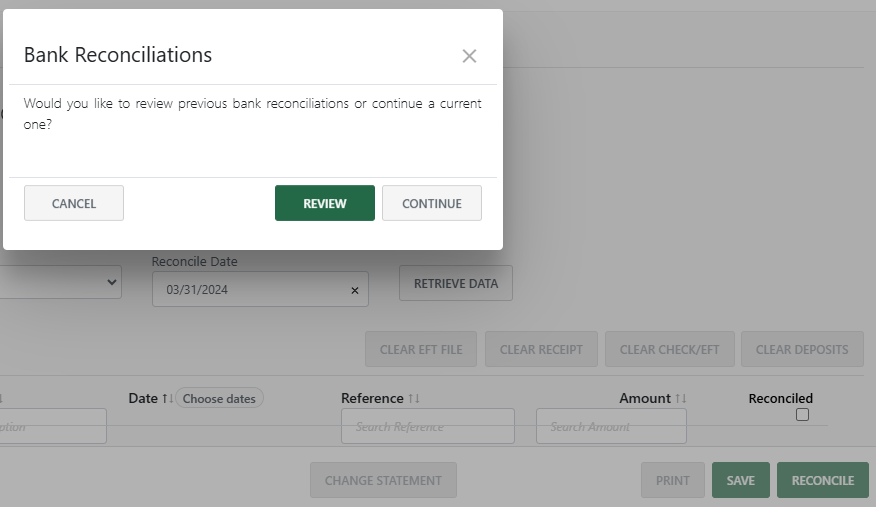 Unreconcile a bank account (new Back Office)