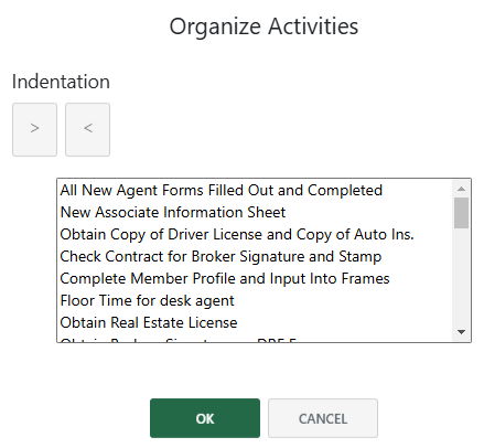 Assign an activity list to an agent (new Back Office)