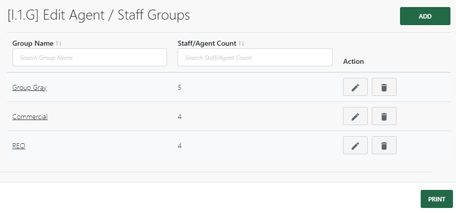Add an agent or staff group (new Back Office)