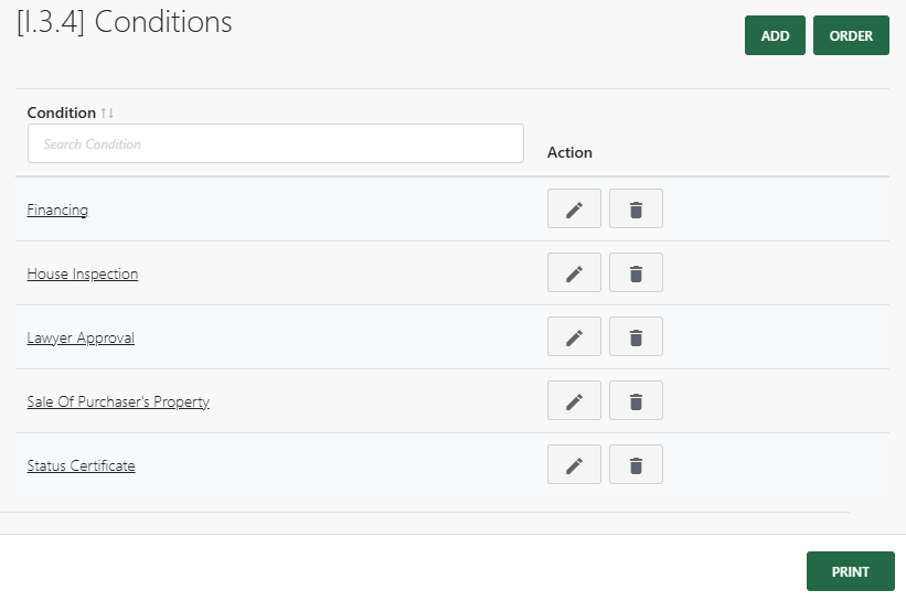 Set up conditions or contingencies (new Back Office)