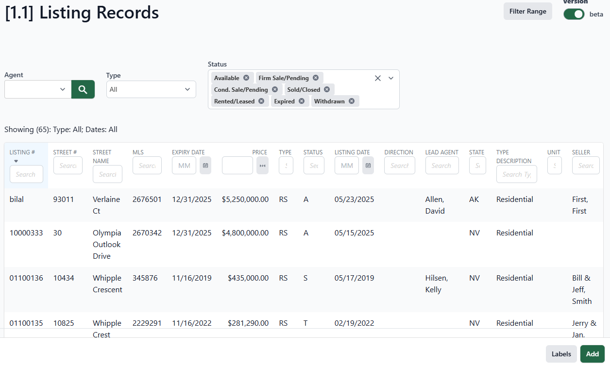 Add a property listing (new Back Office)