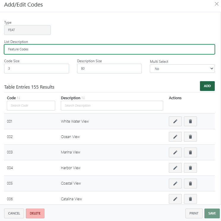 Configure listing options (new Back Office)