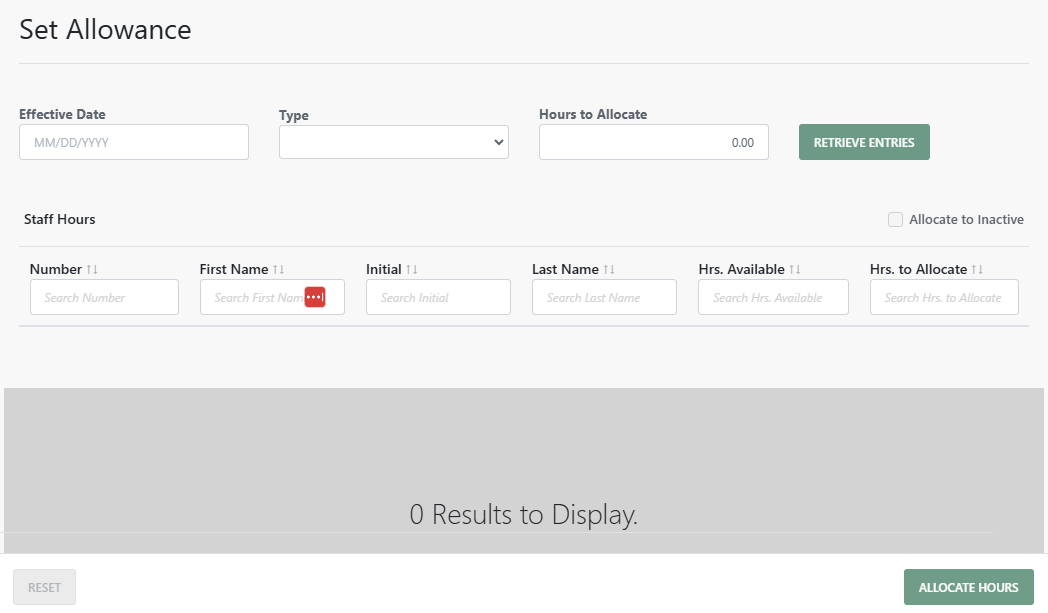 Set default time off allowances (new Back Office)