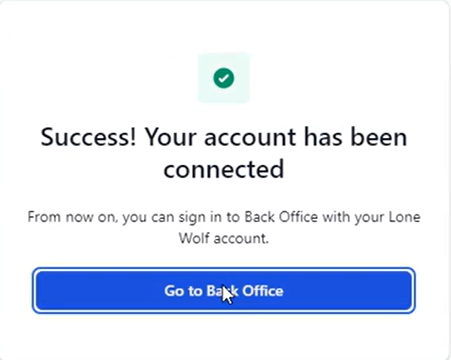 Set up your Lone Wolf Account for new Back Office