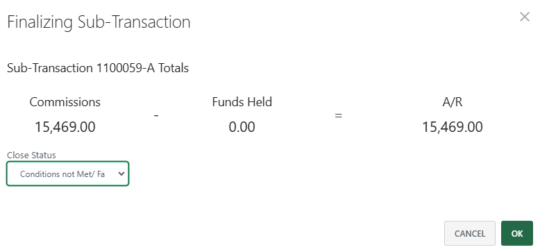 Mark a transaction as fallen through (new Back Office)