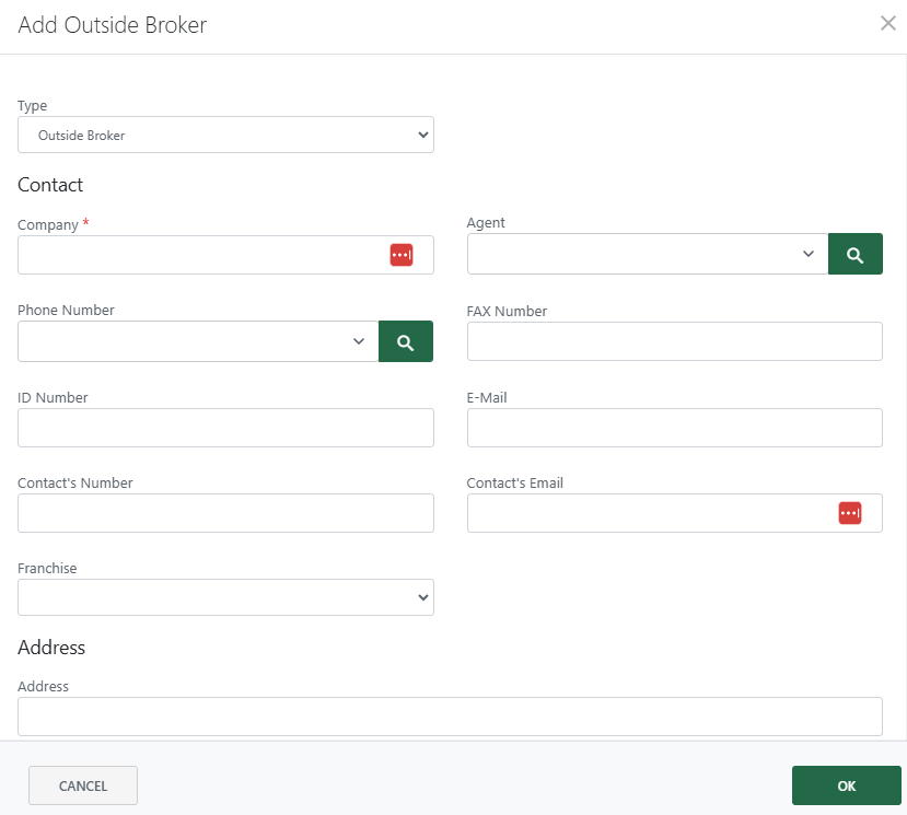 Create a transaction (new Back Office)