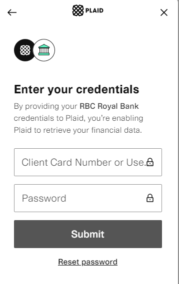 Link a bank account for online bank reconciliation (Back Office)