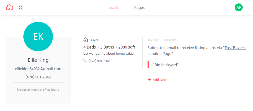About leads (Cloud Attract)