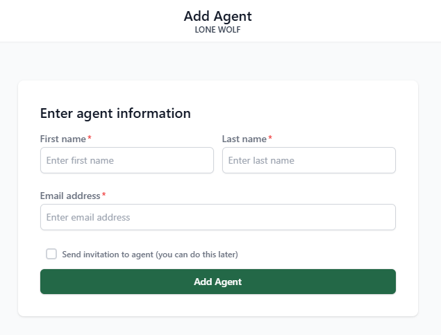 Add or remove agents from your brokerage account (Cloud CMA)