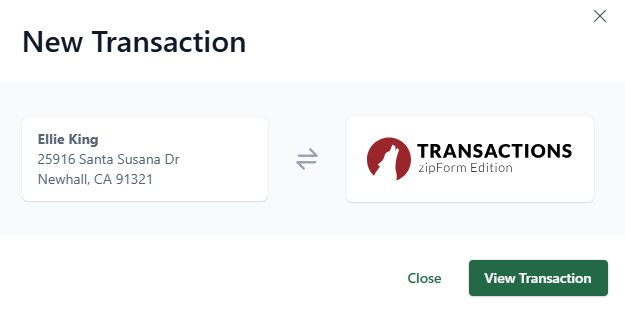 Create a transaction from a CMA report (Cloud CMA)