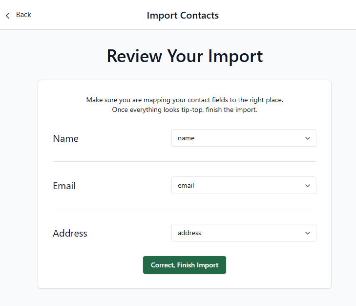 Import contacts into Homebeat (Cloud CMA)