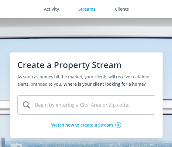 Create a stream (Cloud Streams)