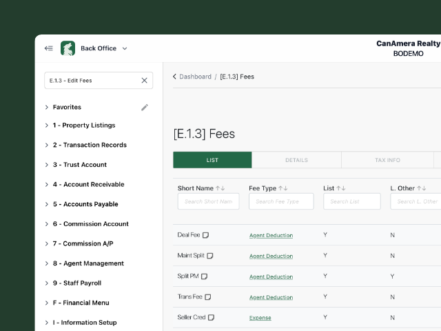 Back Office (new) resources
