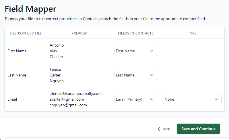 Import your contacts in bulk (Lone Wolf Foundation)