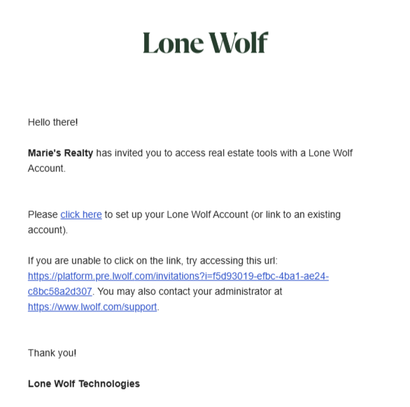 Activate your Lone Wolf Account (Lone Wolf Foundation)