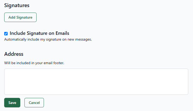 Update your email signature (Relationships)