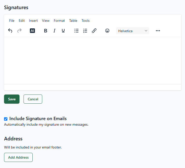 Update your email signature (Relationships)