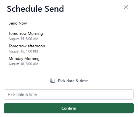 Send an email (Relationships)