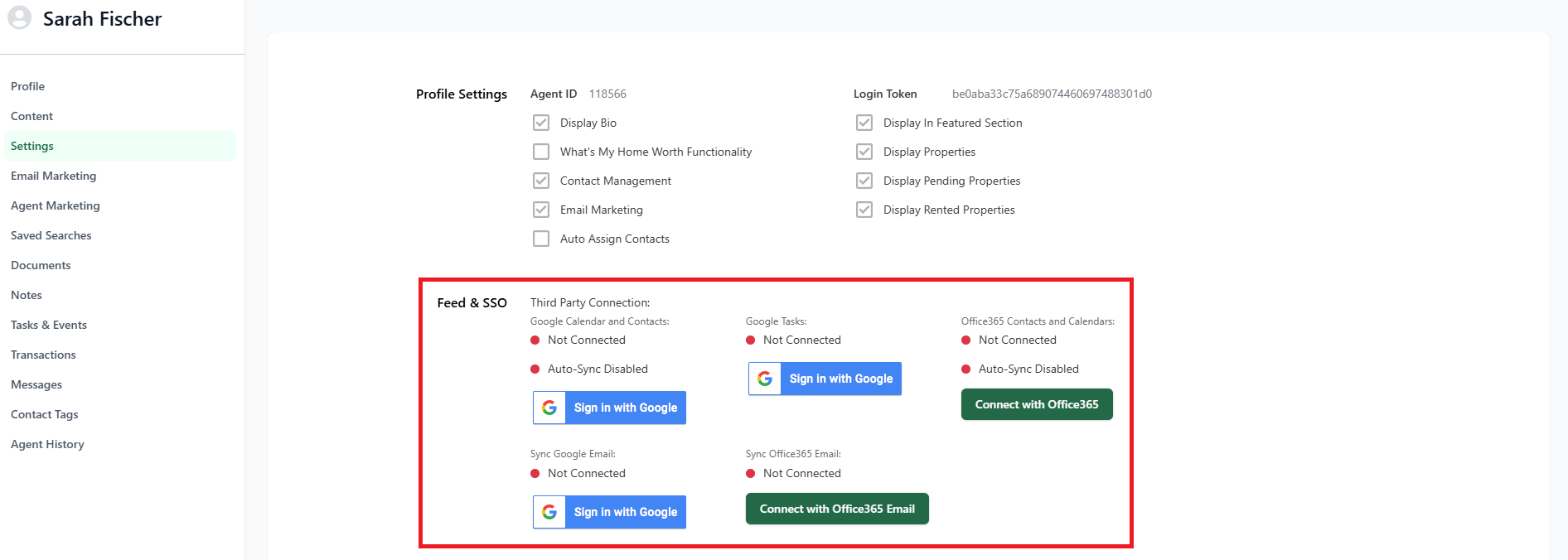 Sync contacts with an external application (Front Office)