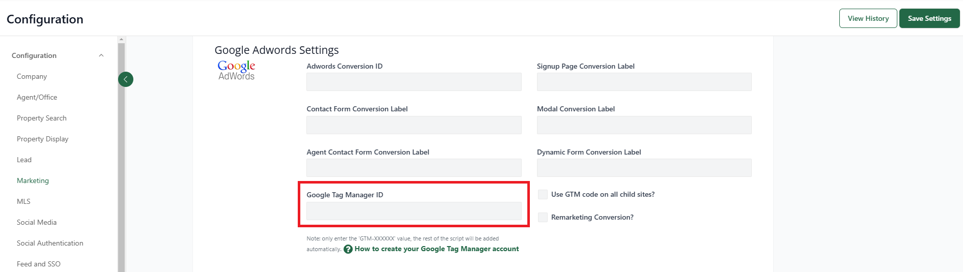 Connect Google Tag Manager with your Front Office site (Front Office)