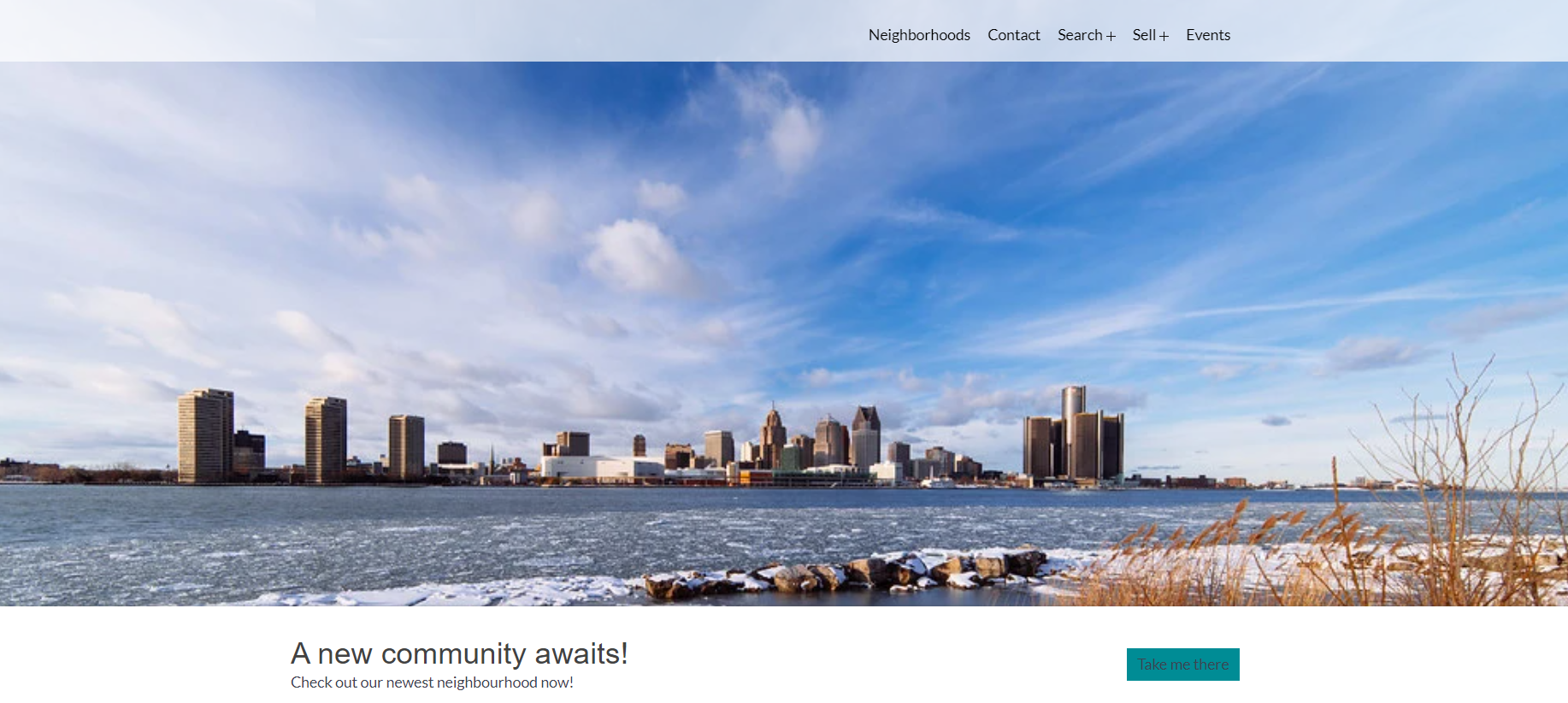 Create a homepage hero image (Front Office)