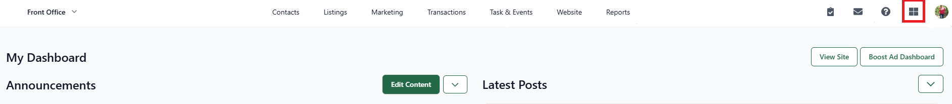 Navigate Front Office (Front Office)