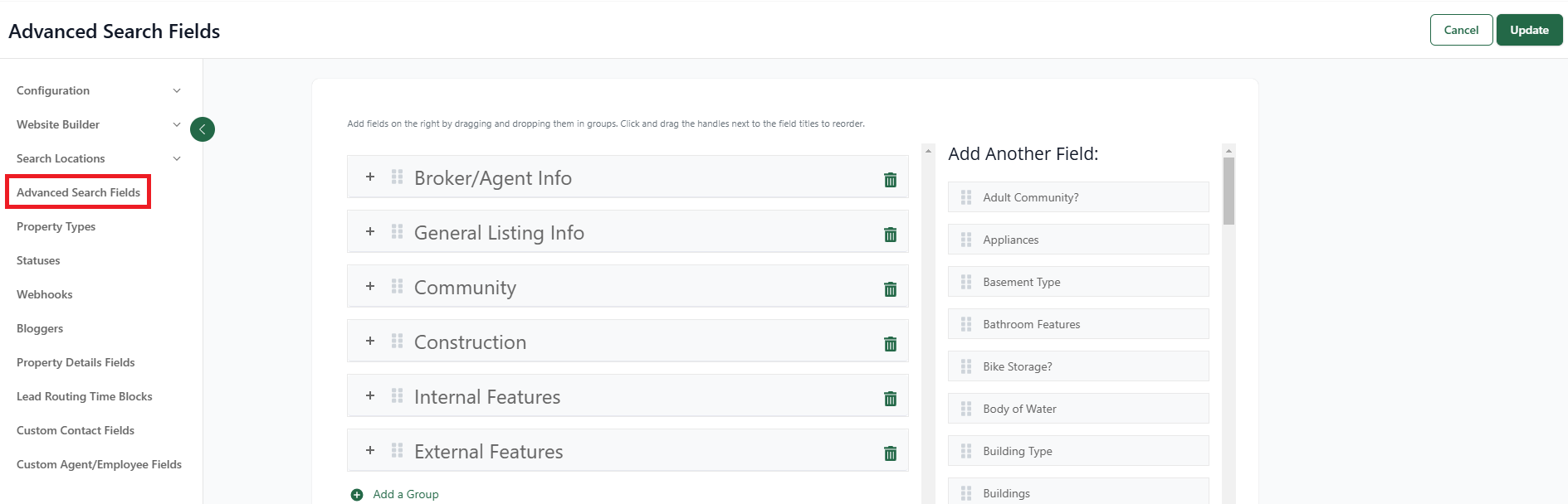 Configure property search and display settings (Front Office)