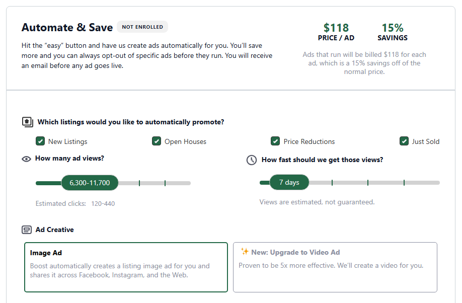 Set up your ads to run automatically using Automate & Save (Boost)