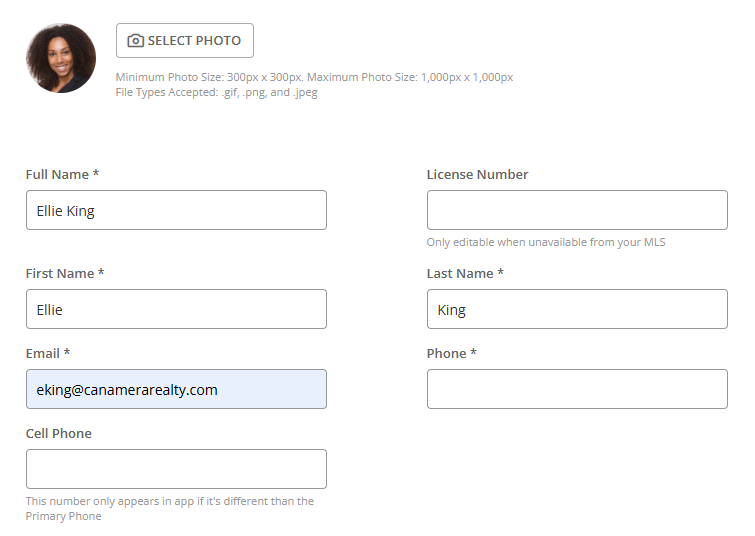 Update your user profile (Boost)
