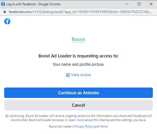 Create an open house advertisement (Boost)