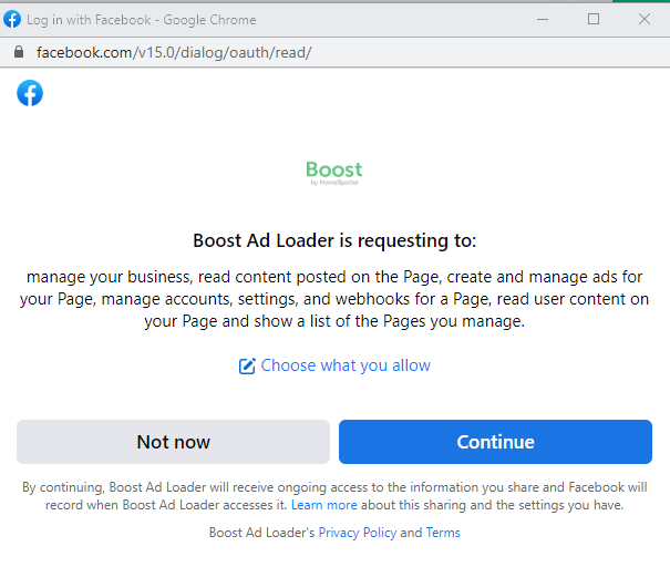 Create an open house advertisement (Boost)