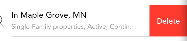 Edit or delete a saved search (Connect)