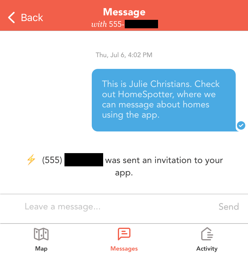 Send a message (Connect)