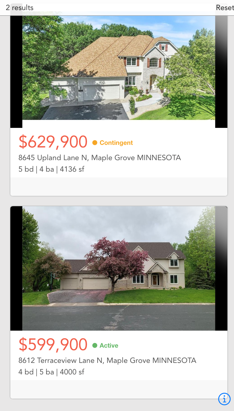 About searches and listings (Connect)
