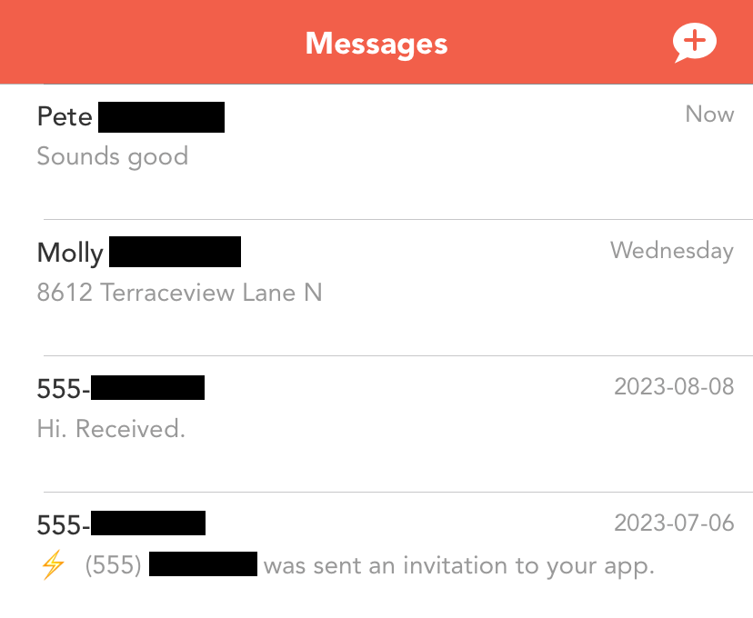 Send a message (Connect)
