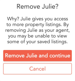 For buyers: update your preferred agent (Connect)