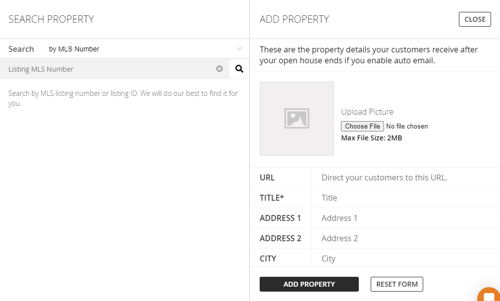 Add a property (Spacio)