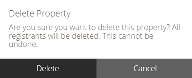 Update or delete a property (Spacio)