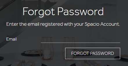Update or retrieve your password (Spacio)