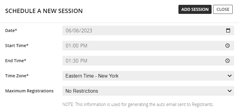 Set up a private event (Spacio)