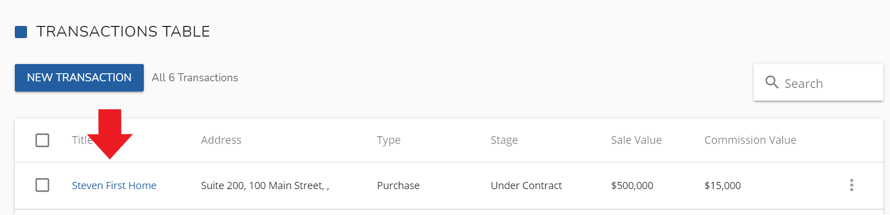 Change or update the stage of a transaction (LionDesk)