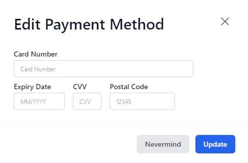 Update your Promote Agent Bundle plan or payment information