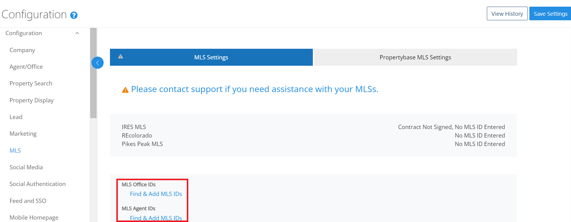 Configure company settings (Propertybase GO)