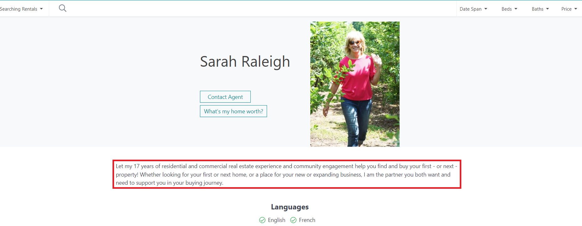 Update your agent profile (Propertybase GO)